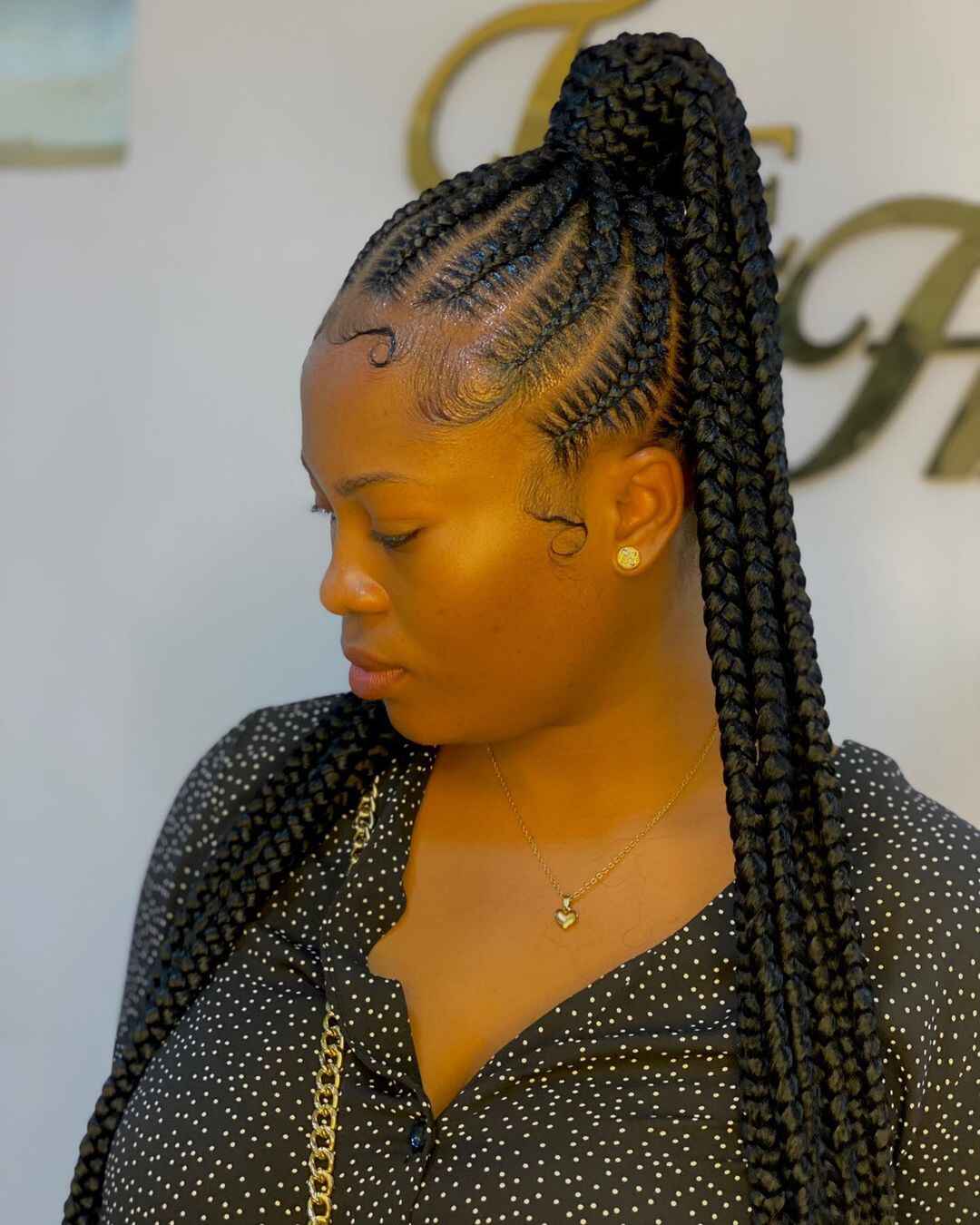 Gorgeous Ghana Weaving Shuku Ideas for Natural Hair | STYLESCATALOG