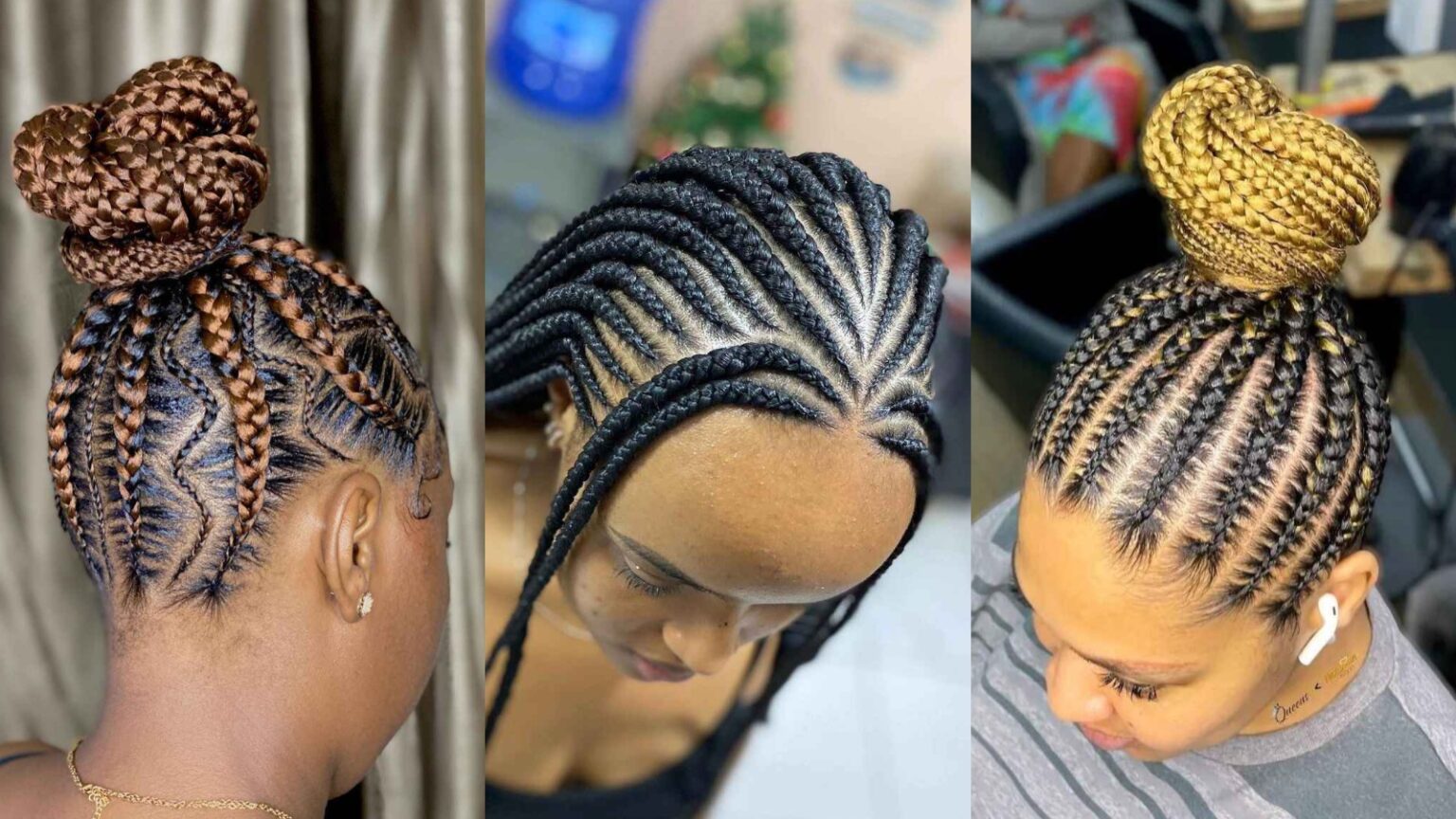 Gorgeous Ghana Weaving Shuku Ideas for Natural Hair | STYLESCATALOG