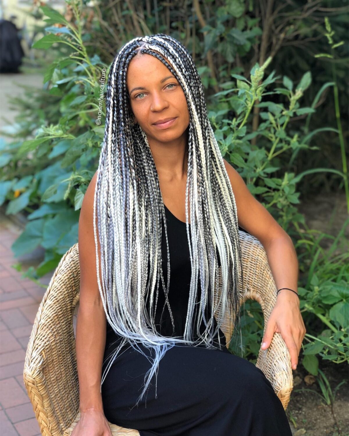 25 Cute Grey Hair Braids Style Ideas & Inspiration | STYLESCATALOG