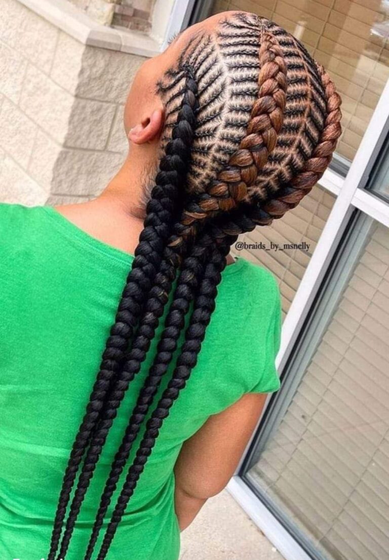 20 Cute Protective Braid Hairstyles for Natural Black Hair | STYLESCATALOG