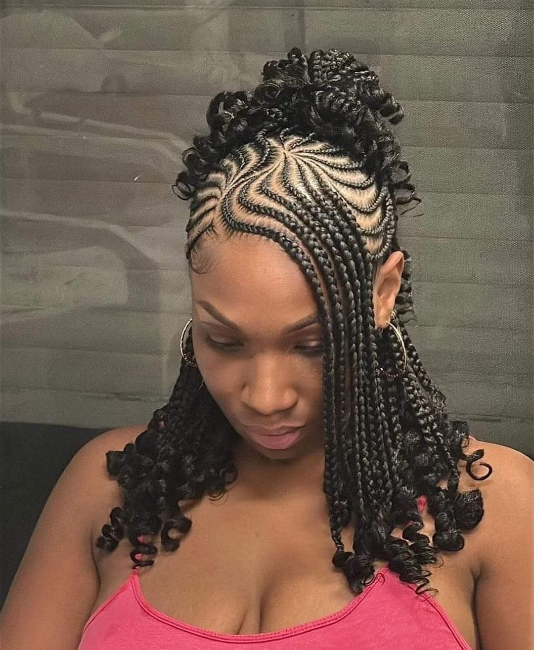 20 Cute Protective Braid Hairstyles for Natural Black Hair | STYLESCATALOG